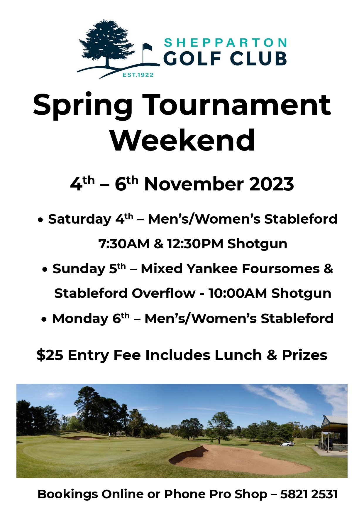 Spring Tournament Shepp - GMGA: Goulburn Murray Golf Association
